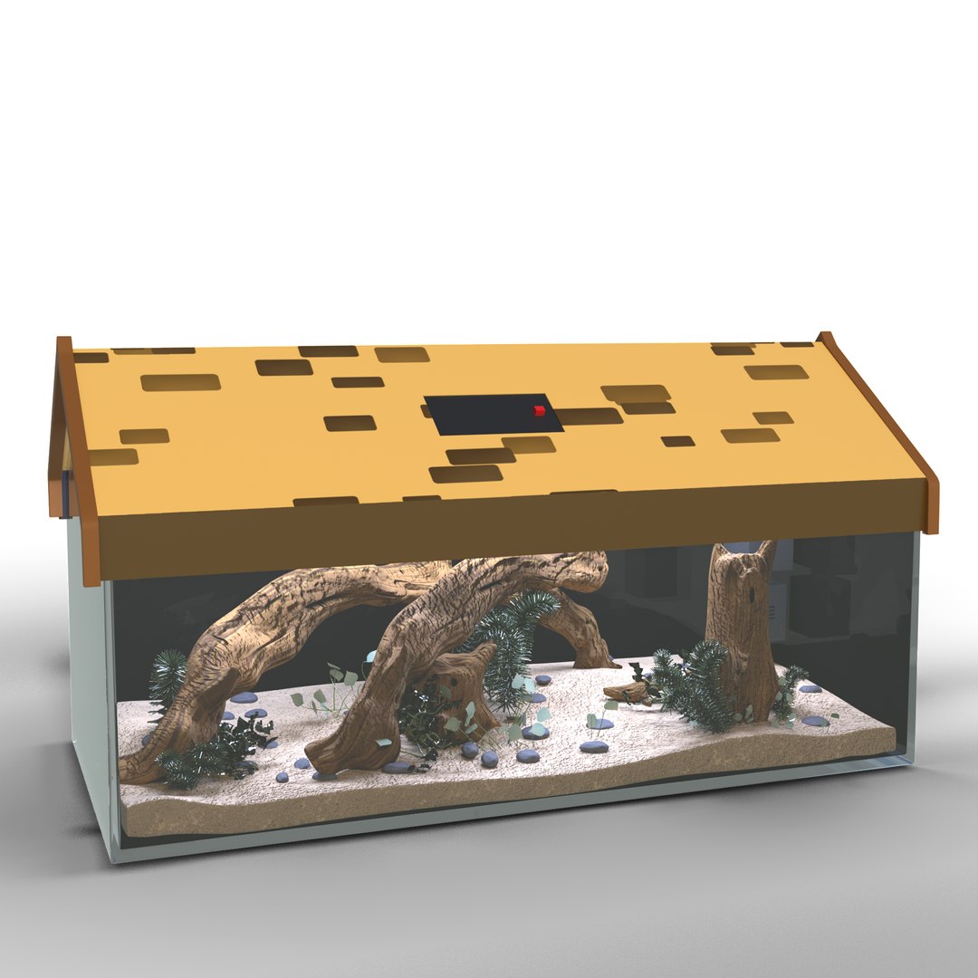 Fish Tank 3D Model - TurboSquid 2091567
