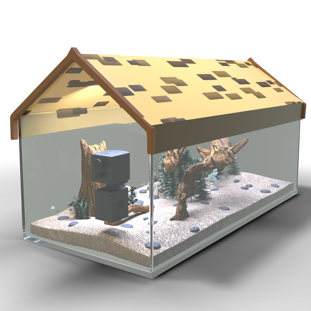 Fish Tank 3D Model - TurboSquid 2091567