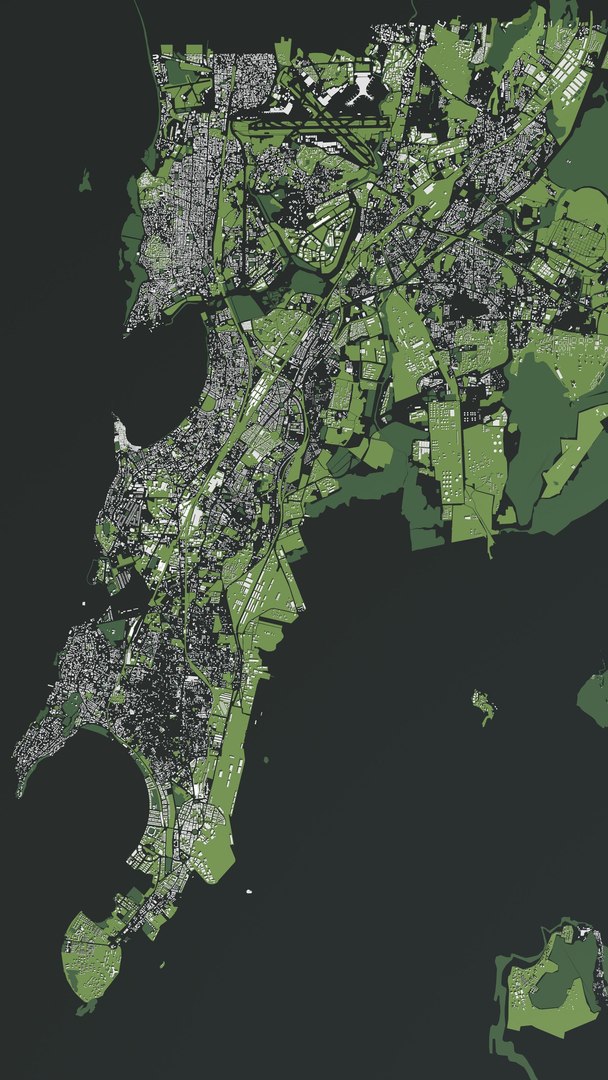3D Model Mumbai India - City And Mass Buildings - TurboSquid 2209388