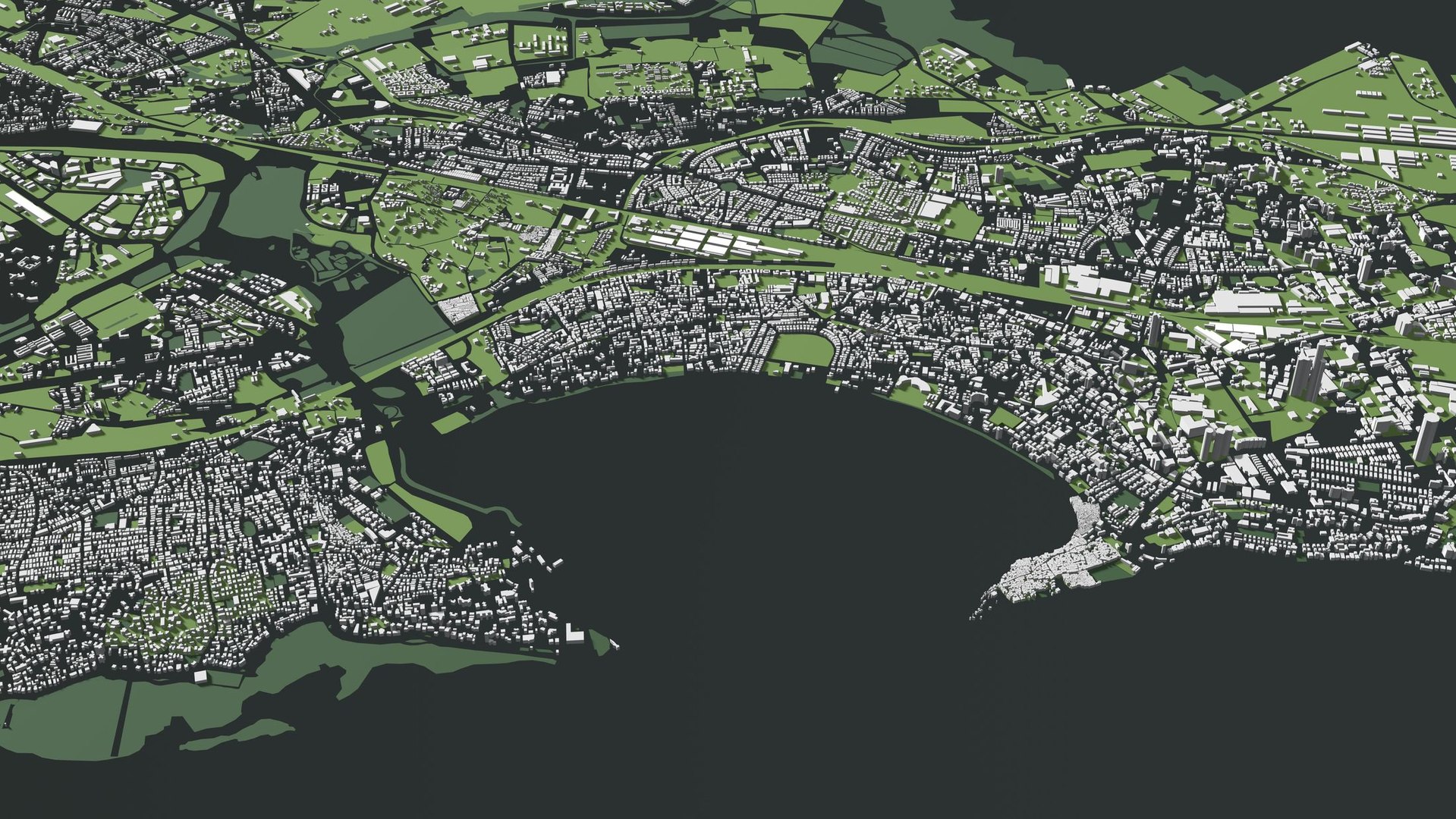 3D Model Mumbai India - City And Mass Buildings - TurboSquid 2209388