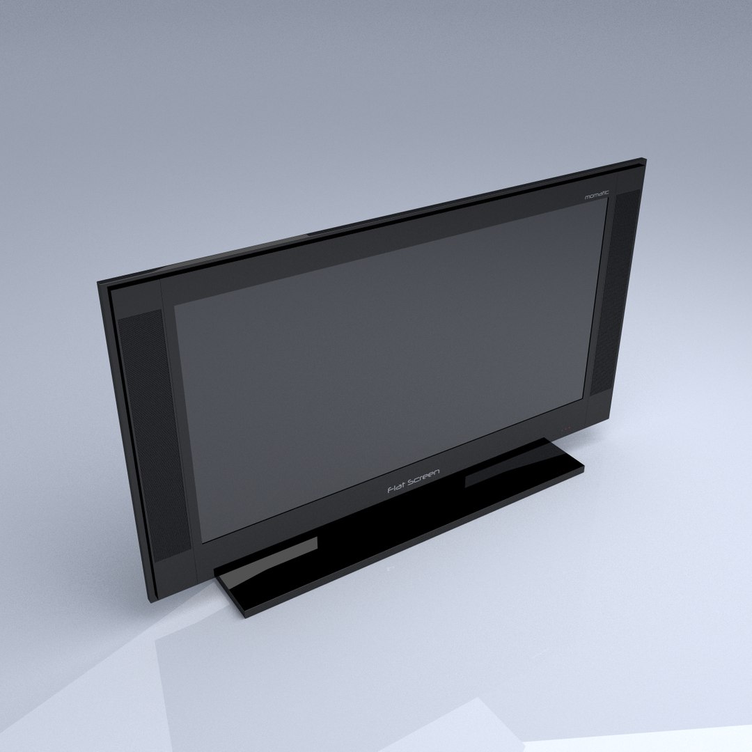 Flat Screen 3d Obj
