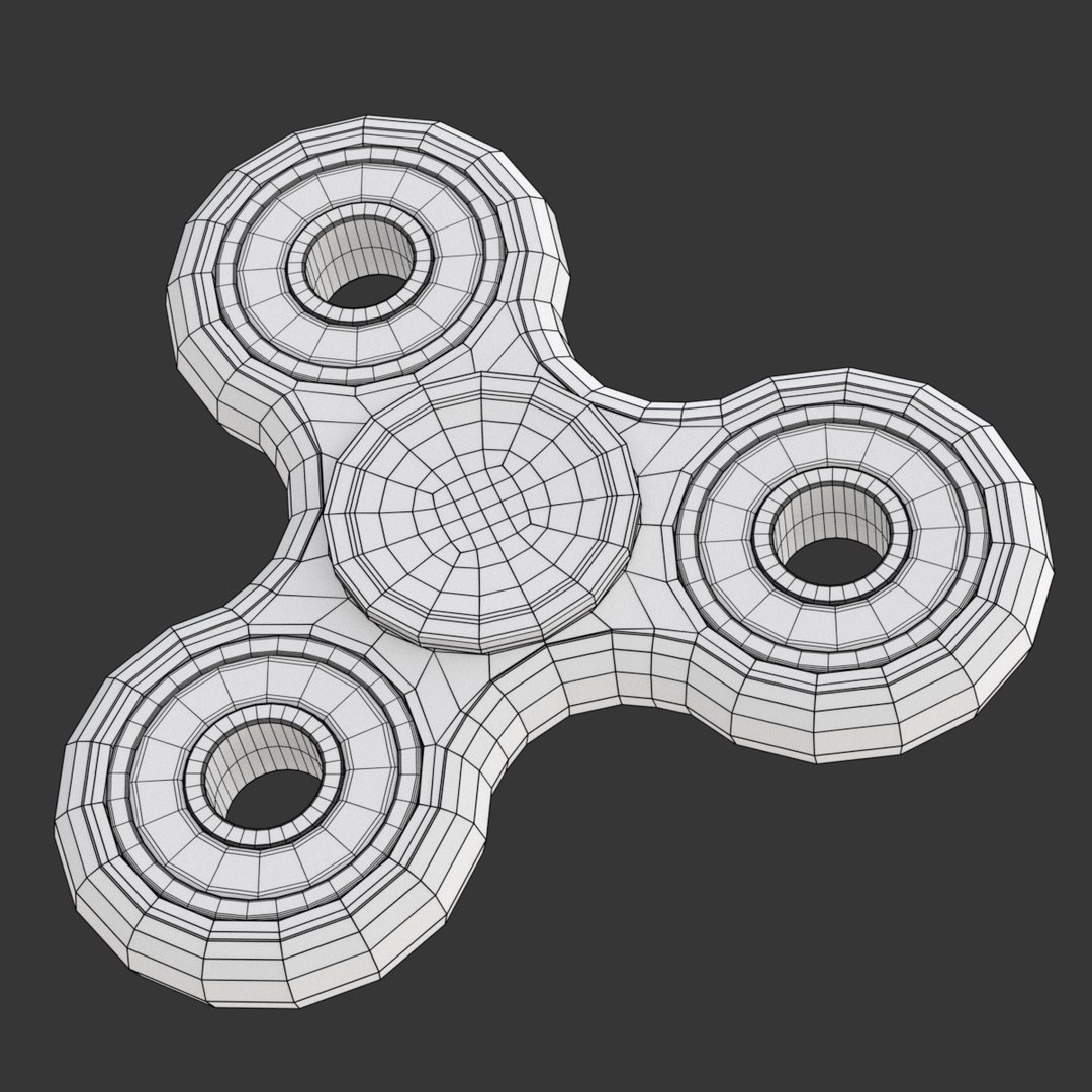 Fidget Spin Spinner Model - TurboSquid 1701043