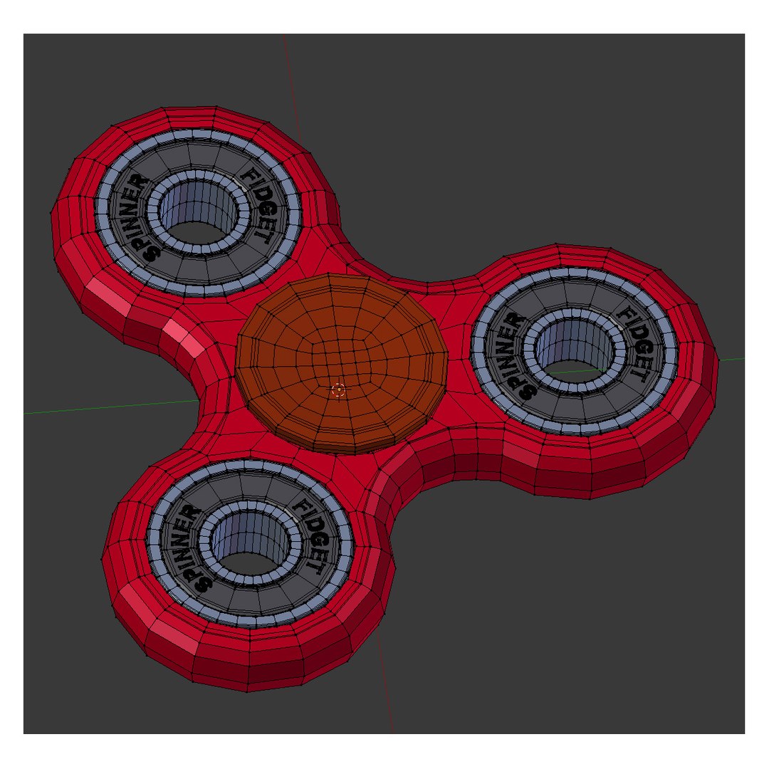 Fidget Spin Spinner Model - TurboSquid 1701043