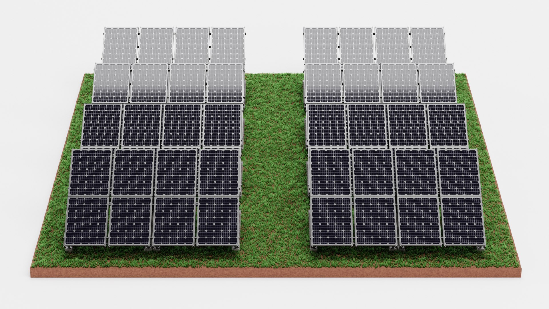Solar Farm 3 3D Model - TurboSquid 1736290