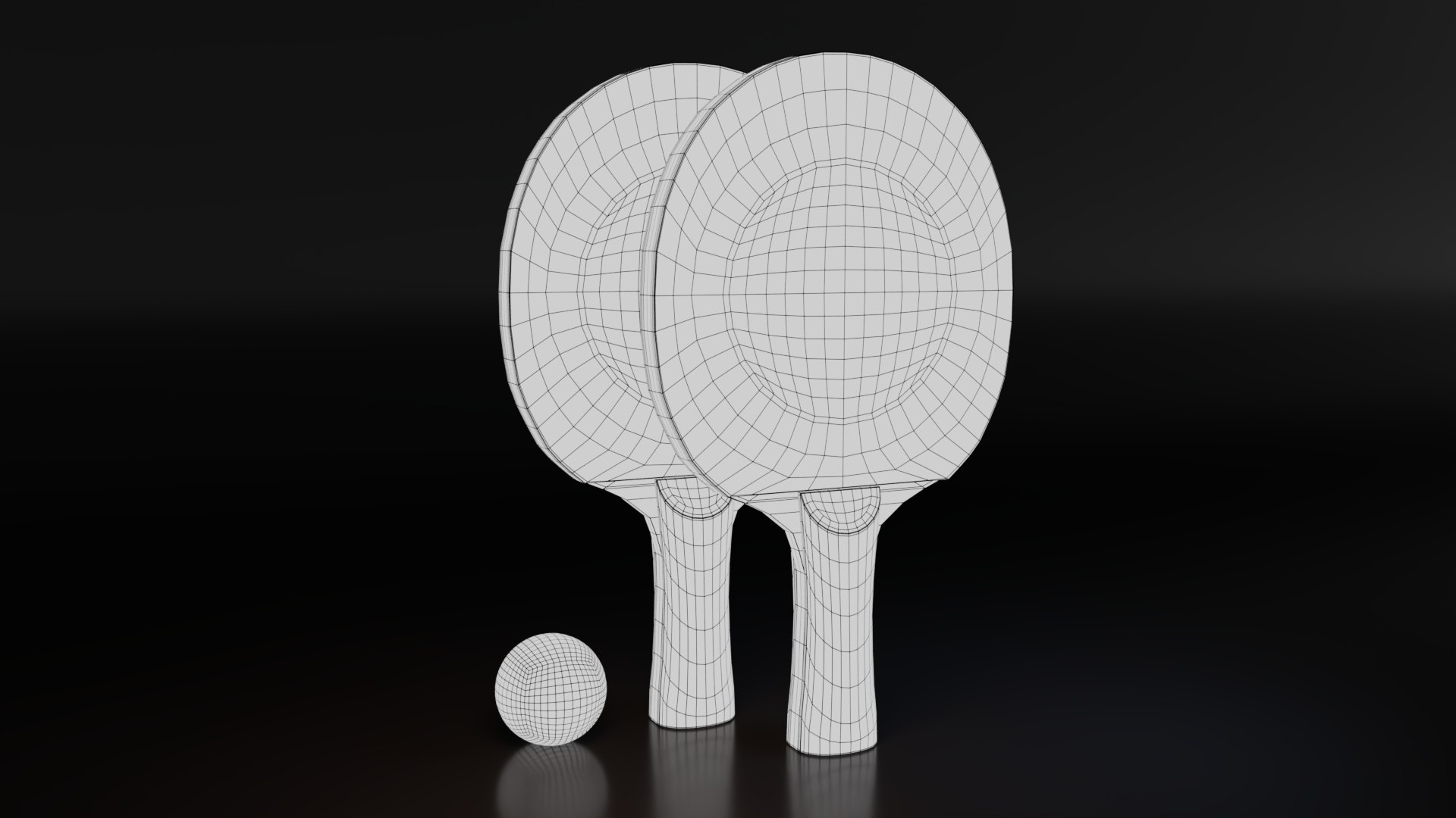 3D Model Ping Pong Paddle - TurboSquid 2343399