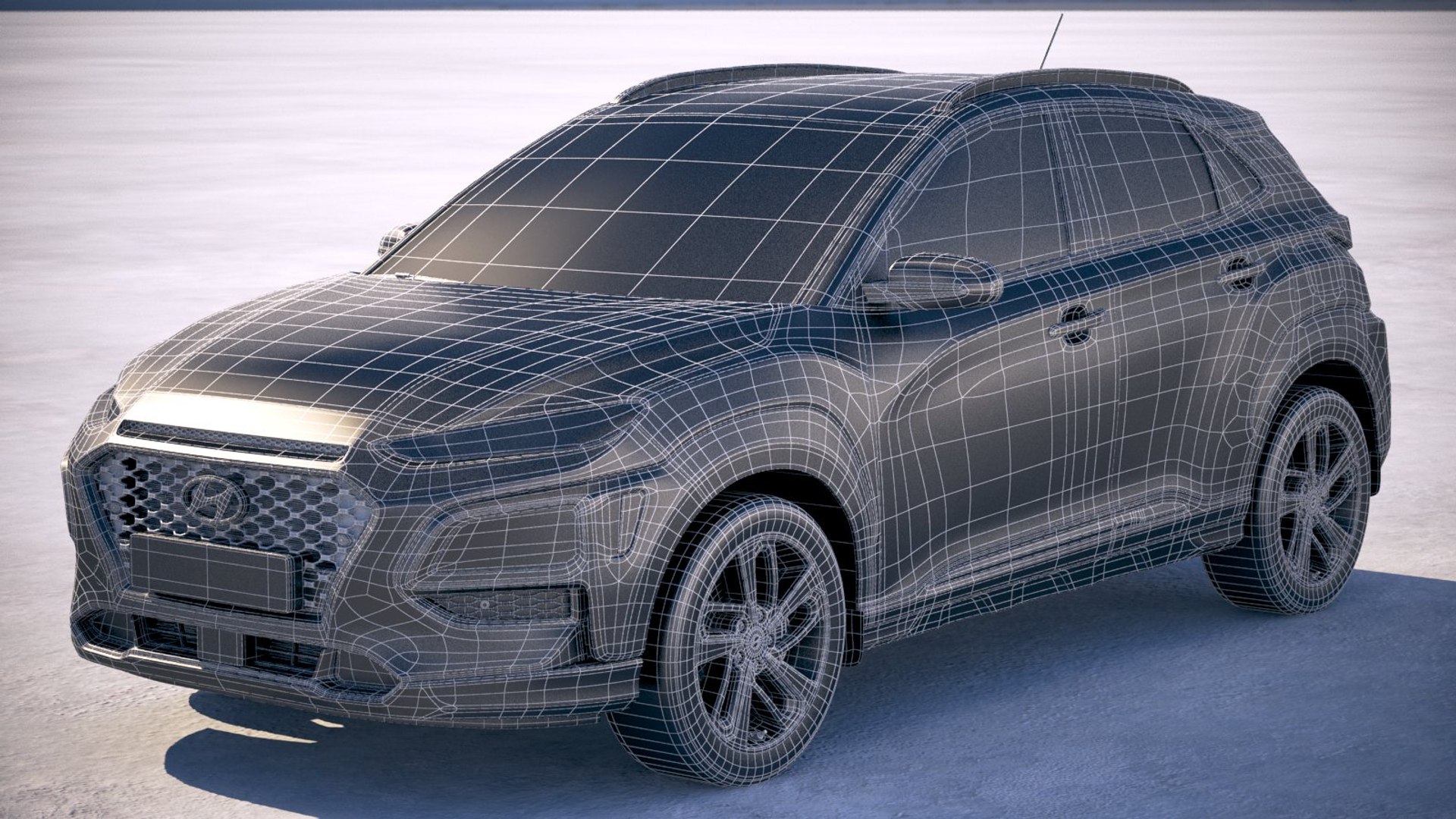 Hyundai Kona 2018 3D Model - TurboSquid 1182508