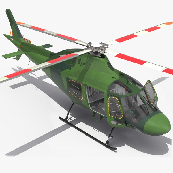 Maya용으로 제작된 육군 헬리콥터 AgustaWestland AW119 3D 모델 - TurboSquid 2167709
