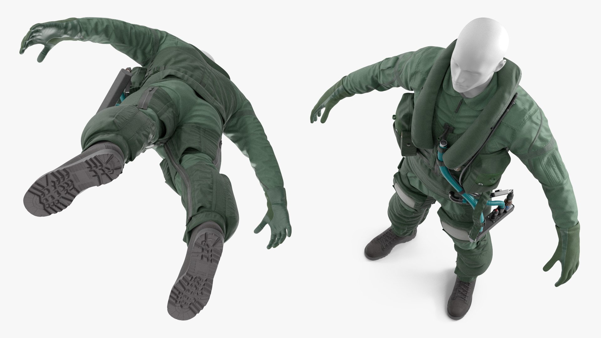 3D Modern Jet Fighter Pilot Suit Model - TurboSquid 2378838