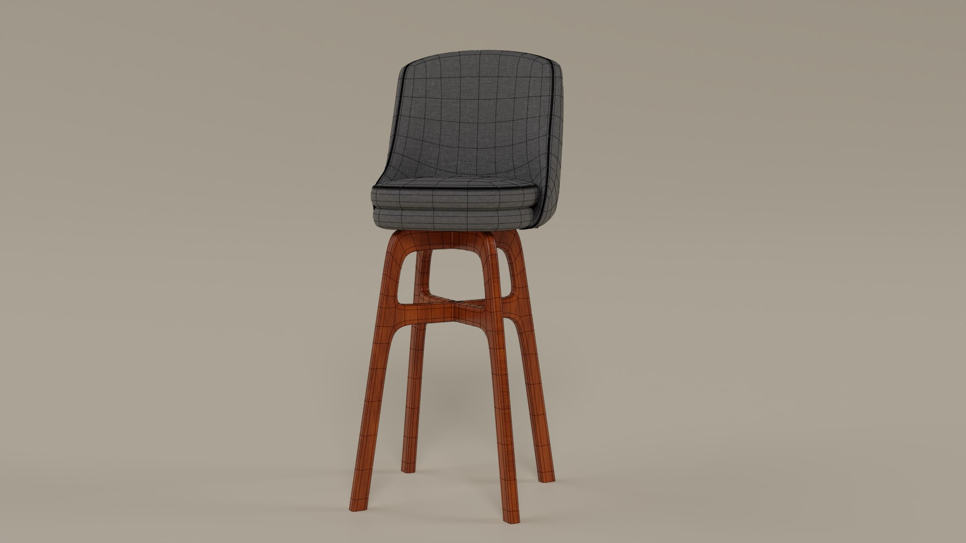 3D Cafe Chair - TurboSquid 2063614