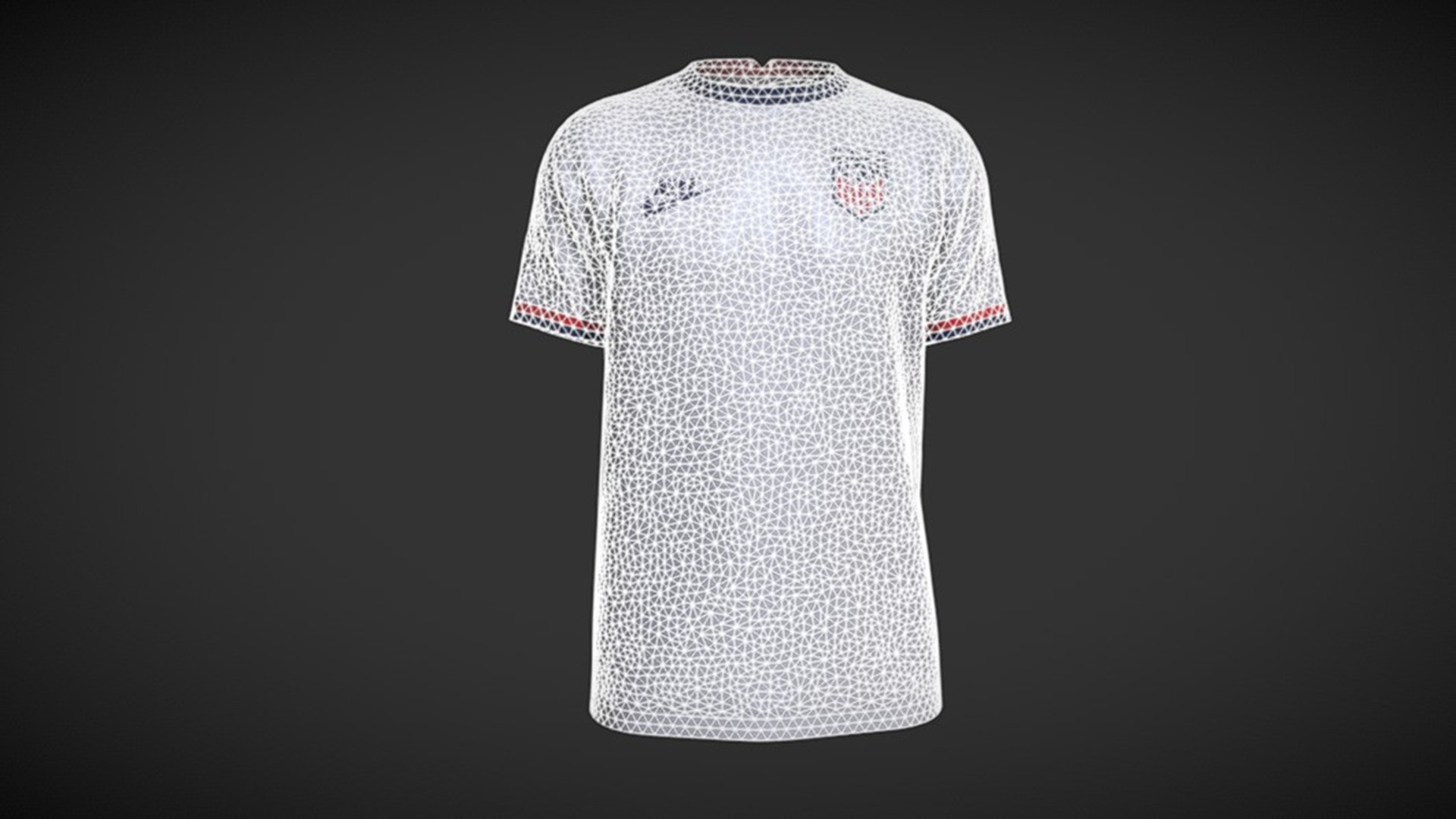 3D Model Nike US 2020 Stadium Home 4- Star In Low Poly - TurboSquid 2380249