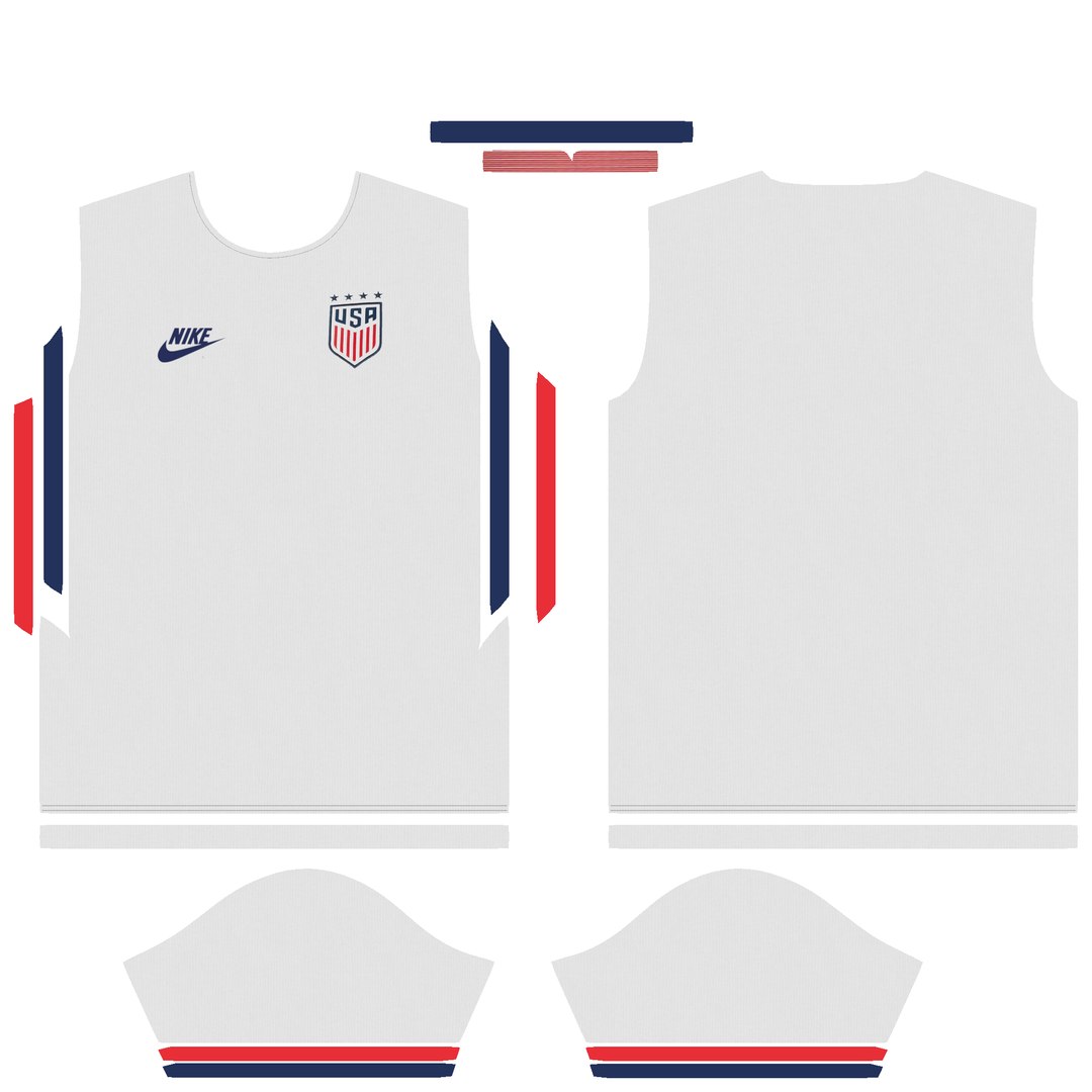 3D Model Nike US 2020 Stadium Home 4- Star In Low Poly - TurboSquid 2380249