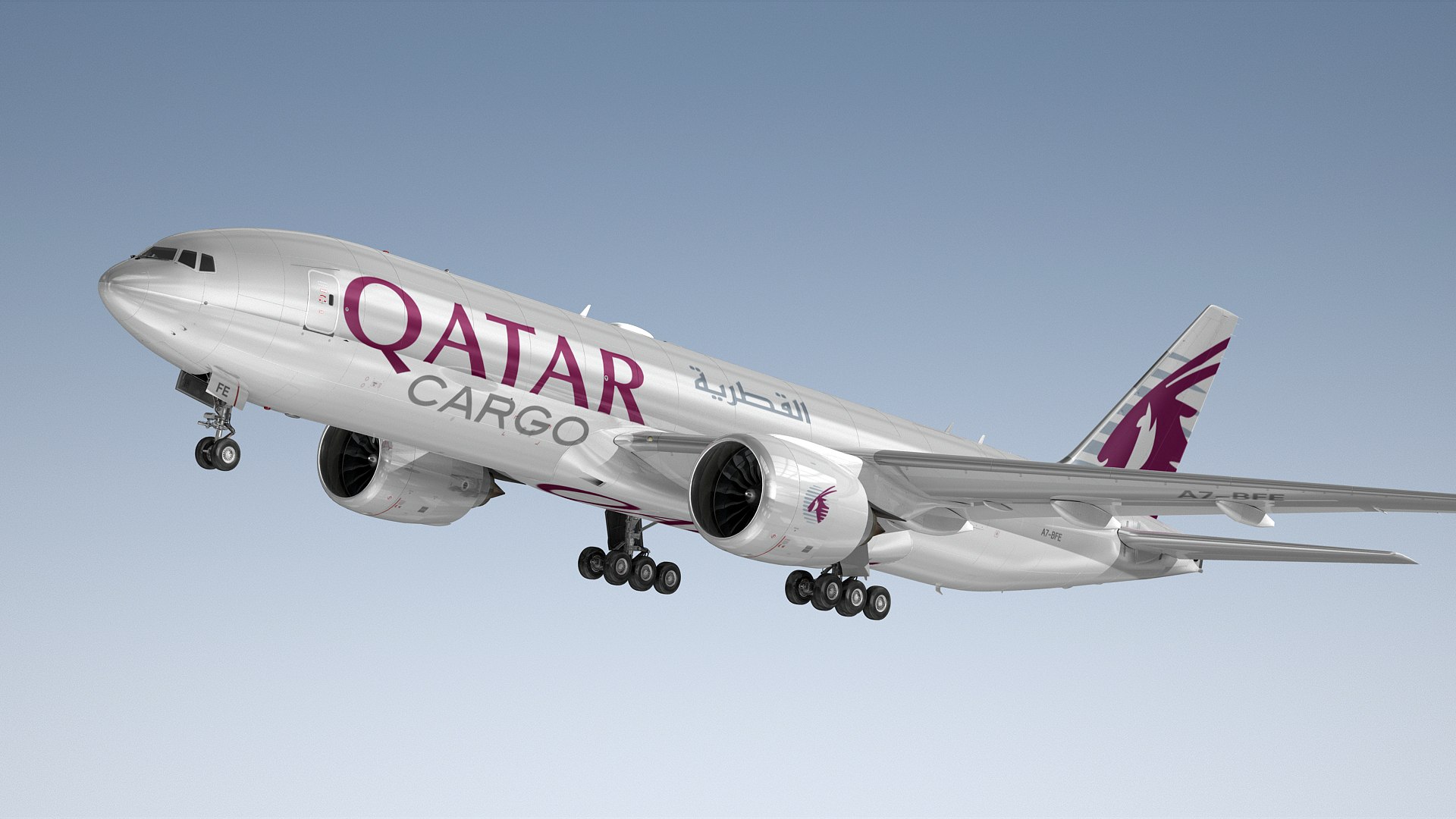 Qatar Cargo Fleet 3D - TurboSquid 2418803