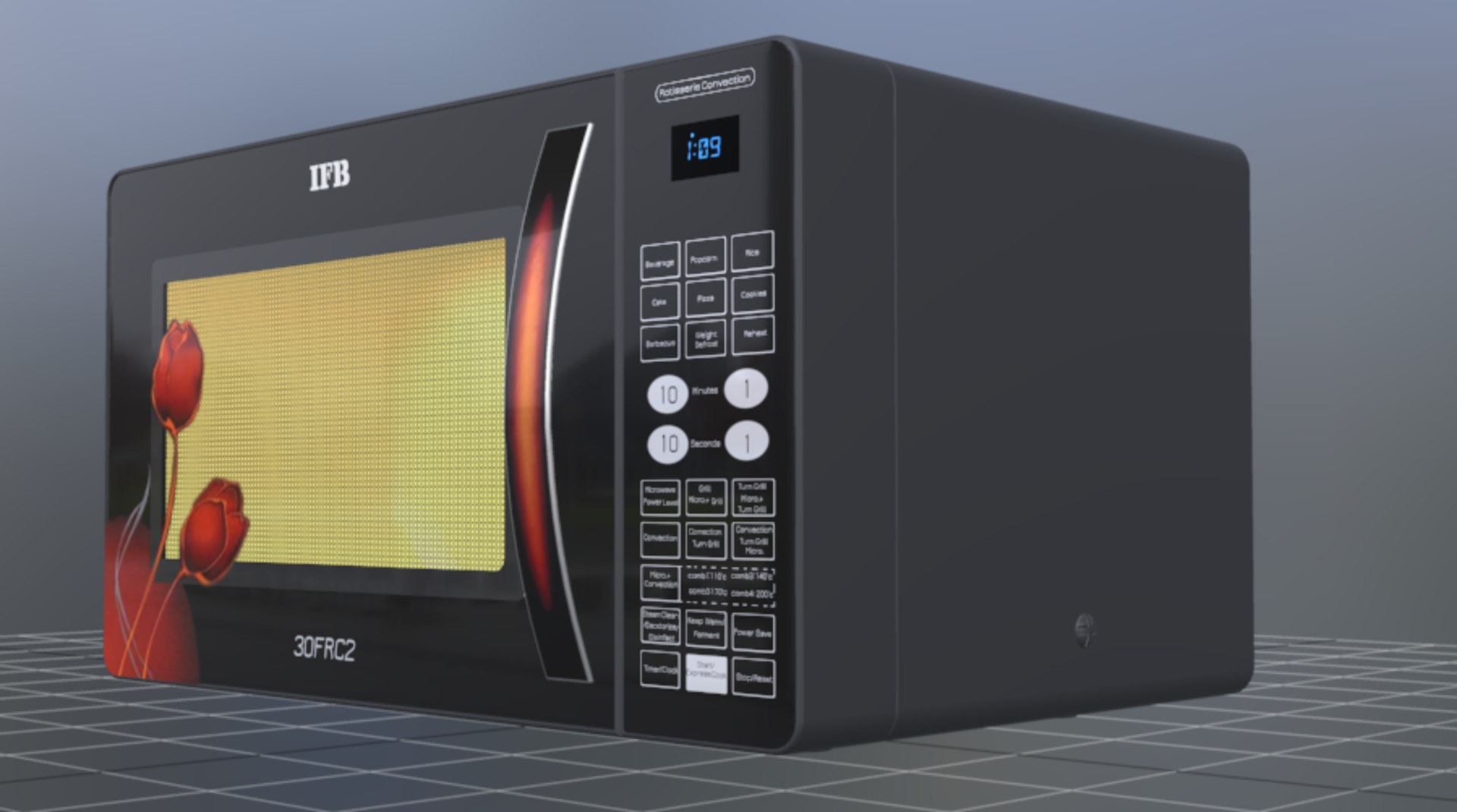 3D IFB 30 L Convection Microwave Oven - TurboSquid 2154009