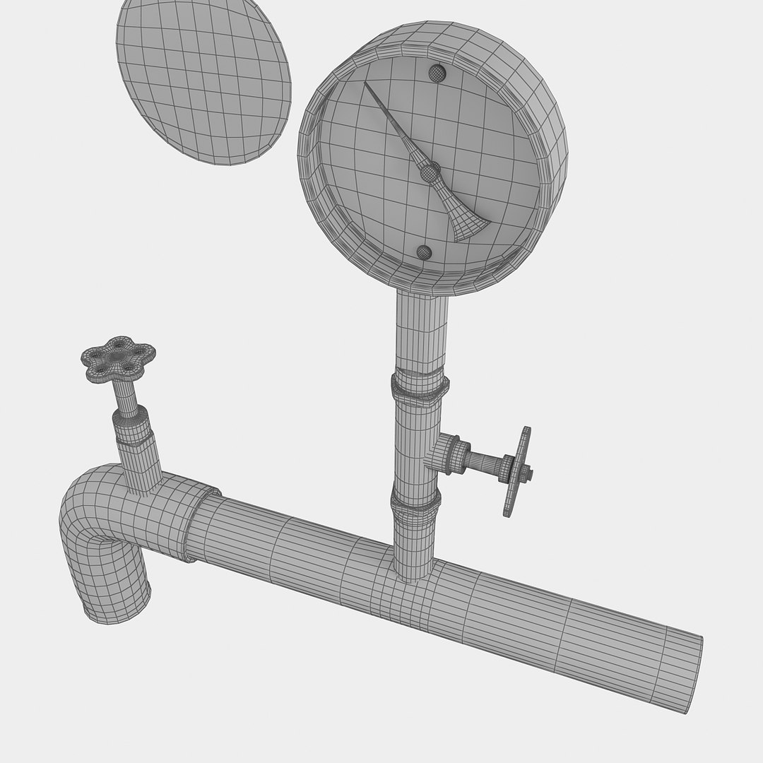 3d Model Of Pipes