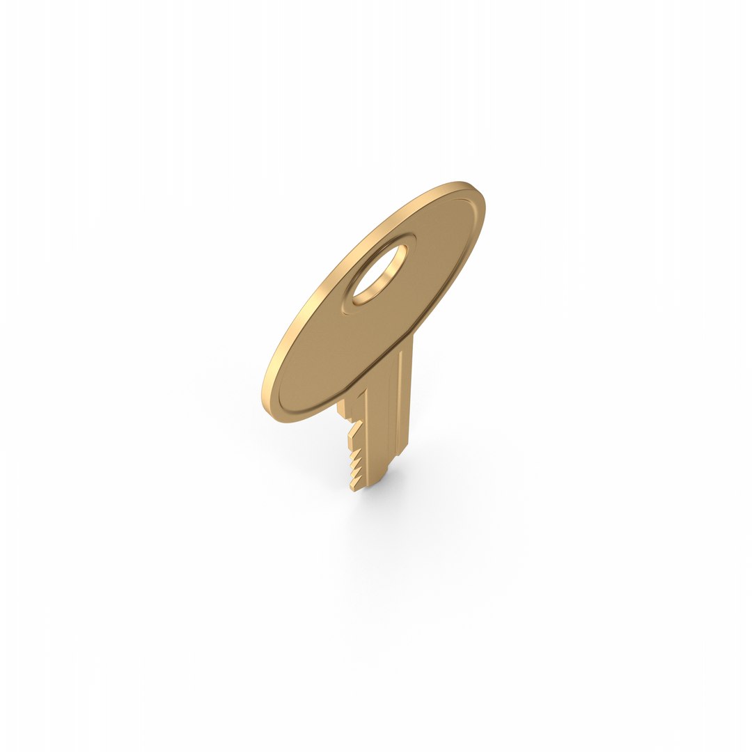 3D model Gold Key - TurboSquid 1917986