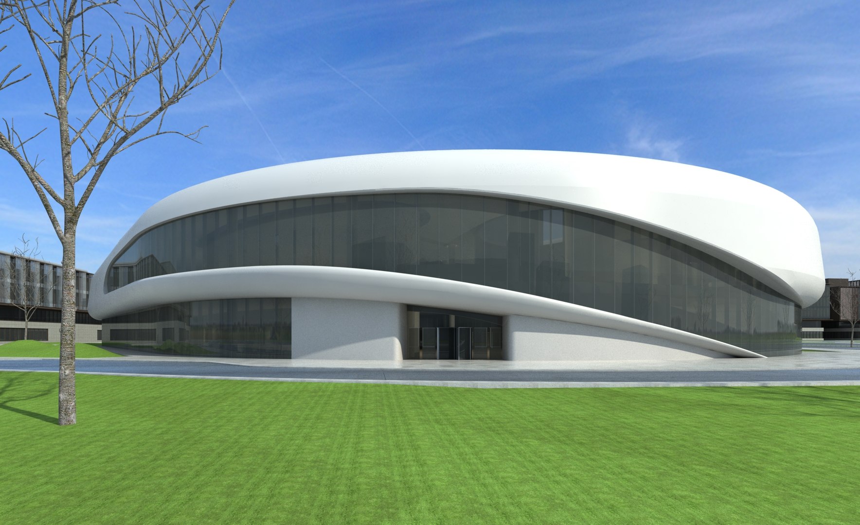Modern Building 81 3D - TurboSquid 2060597