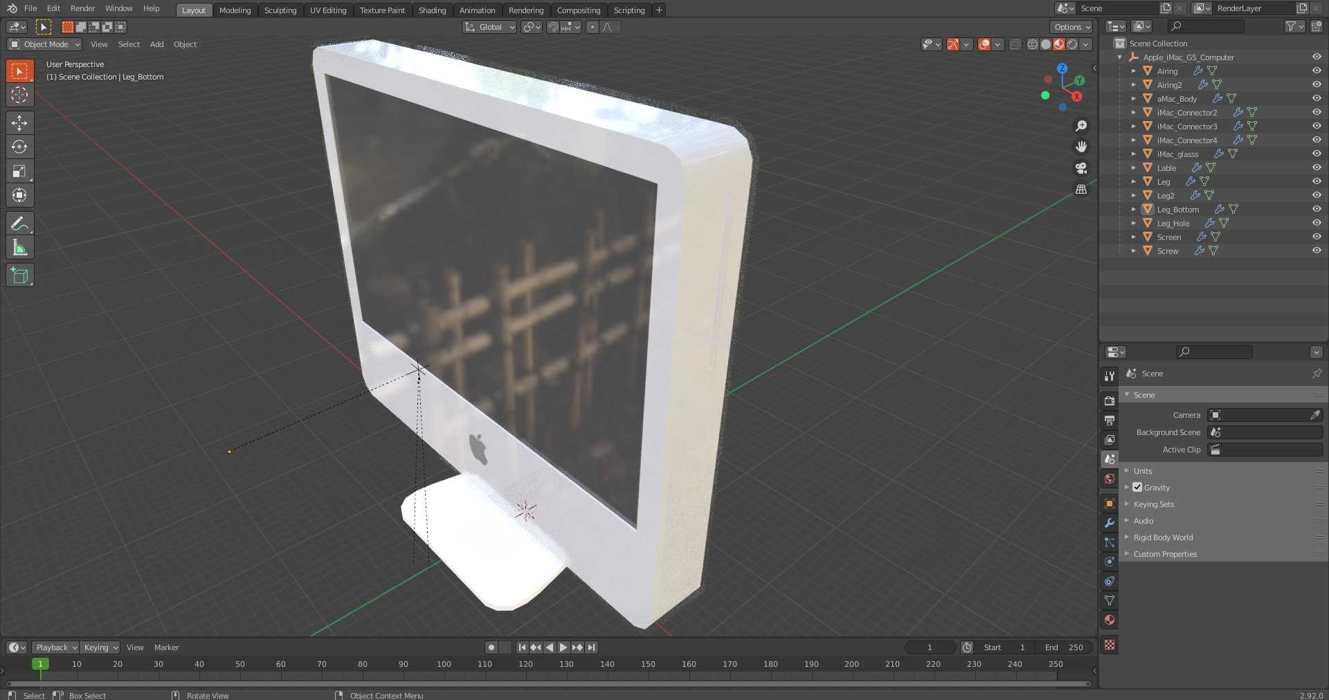 Apple IMac G5 Computer 3D Model - TurboSquid 2210228