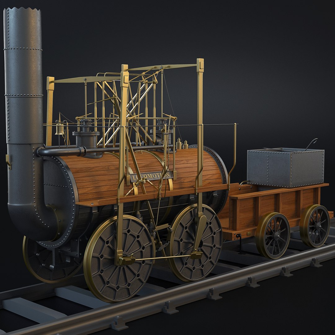 max 1825 locomotion steam train