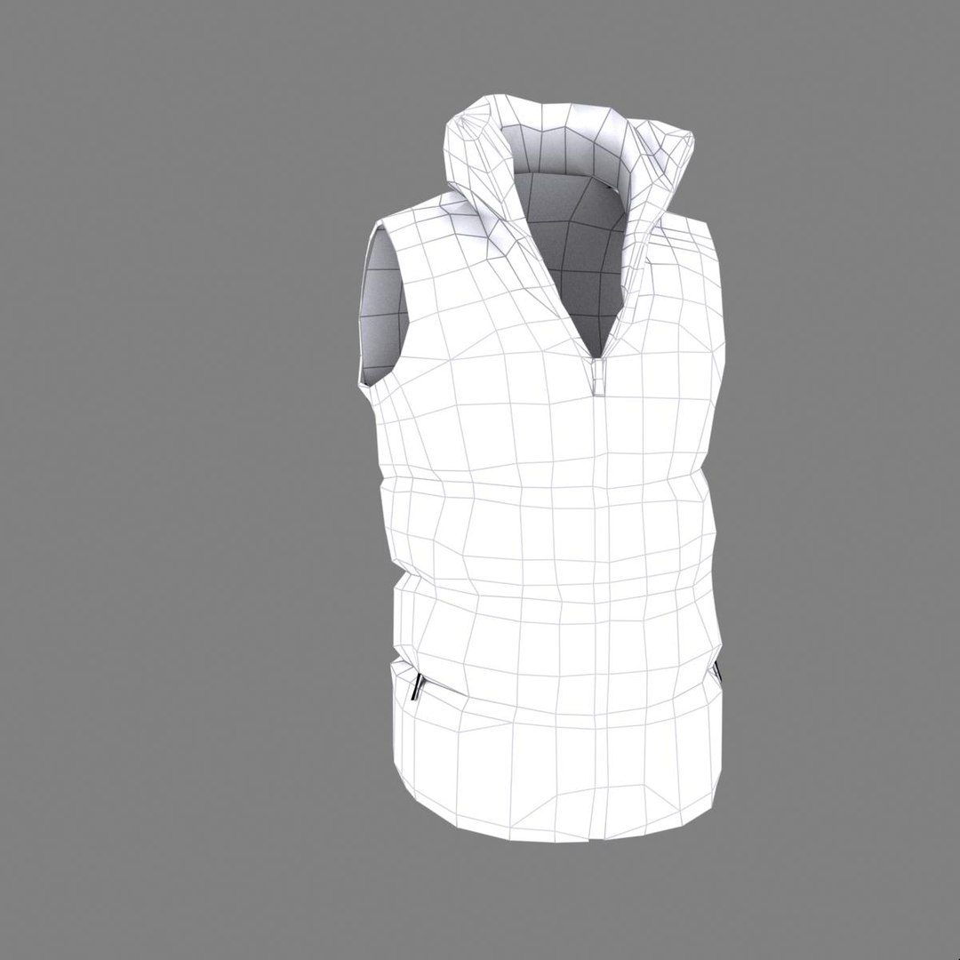 3d model vest