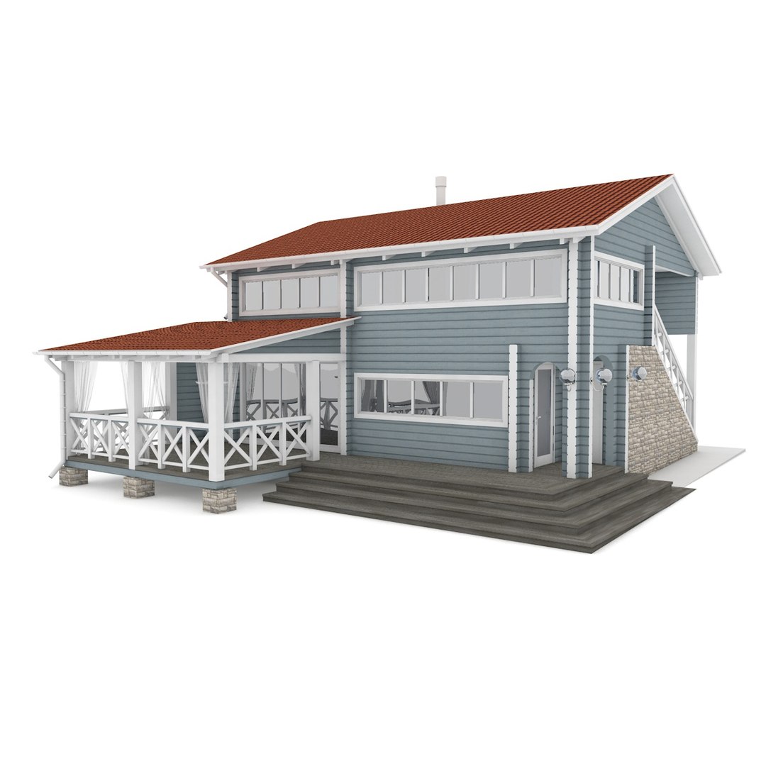 Rest House American 3D - TurboSquid 1158201