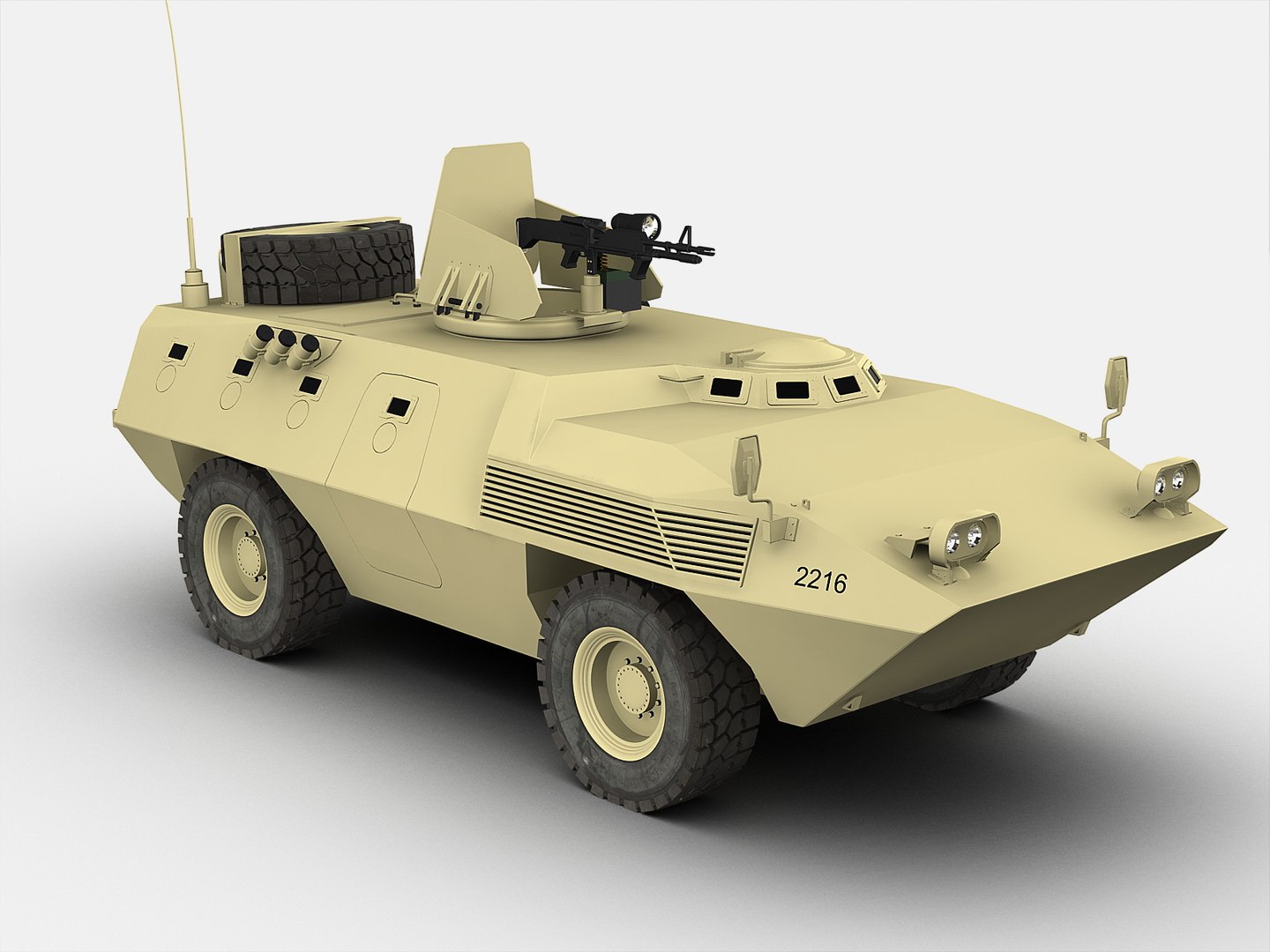Fiat 6614 Apc 3d Model