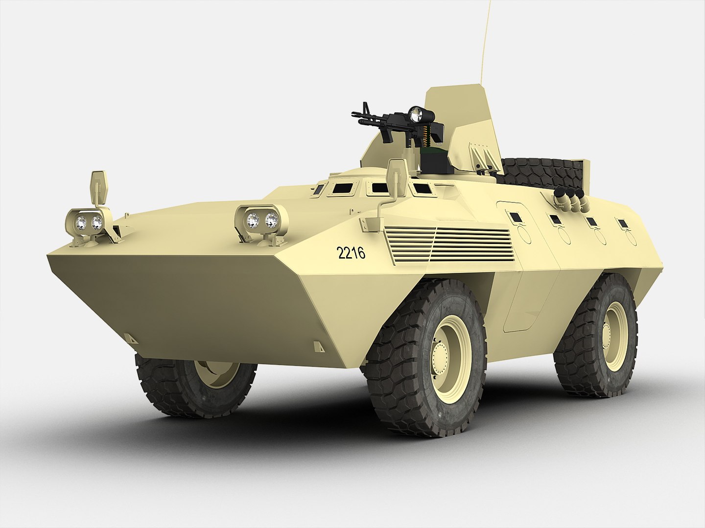 Fiat 6614 Apc 3d Model