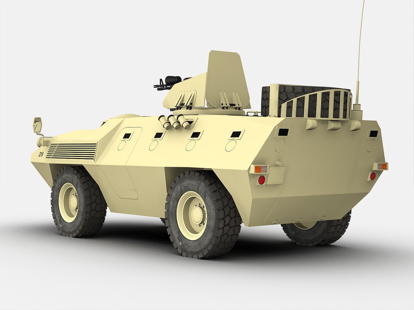 Fiat 6614 Apc 3d Model