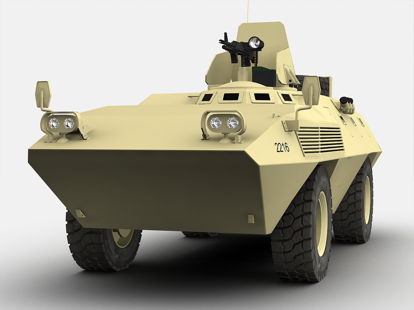 Fiat 6614 Apc 3d Model