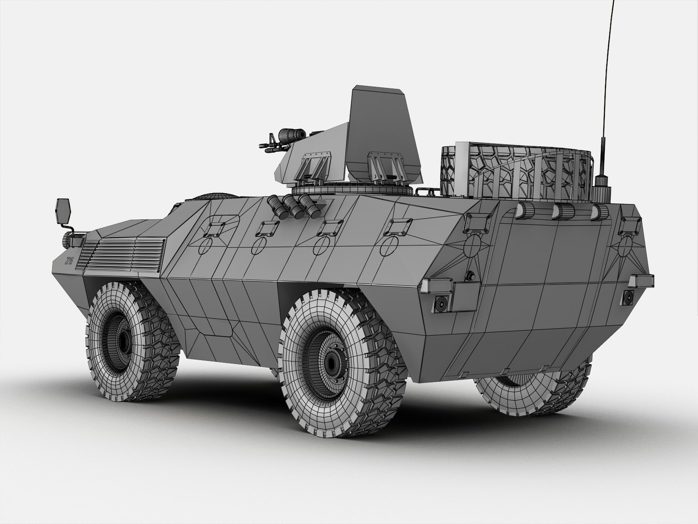 Fiat 6614 Apc 3d Model