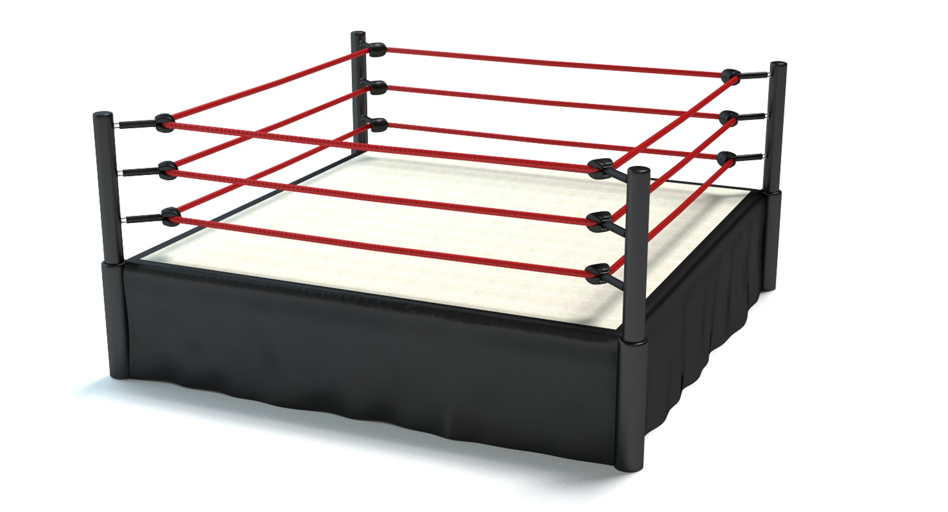 Wrestling Ring 3d Model
