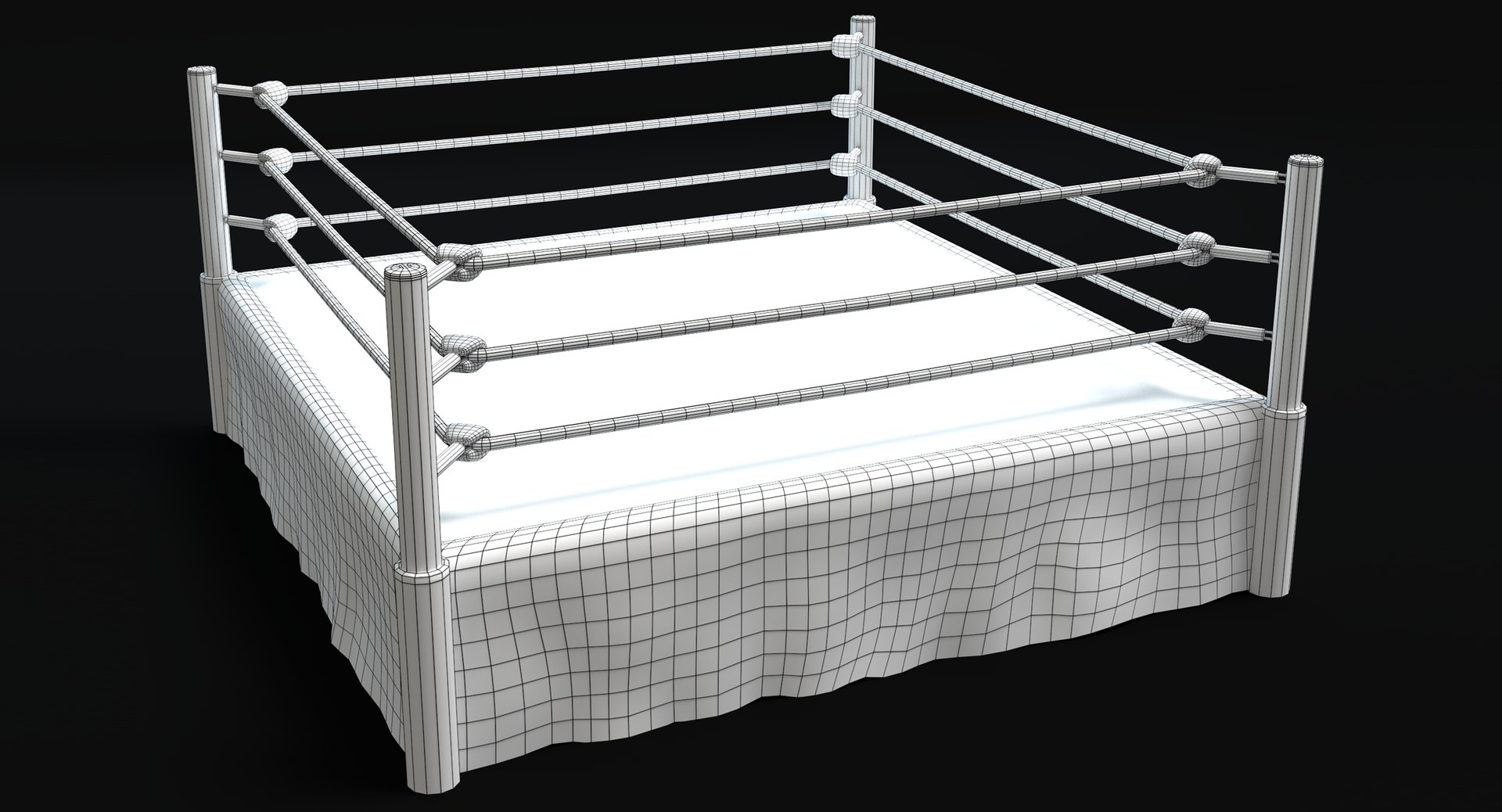 Wrestling Ring 3d Model