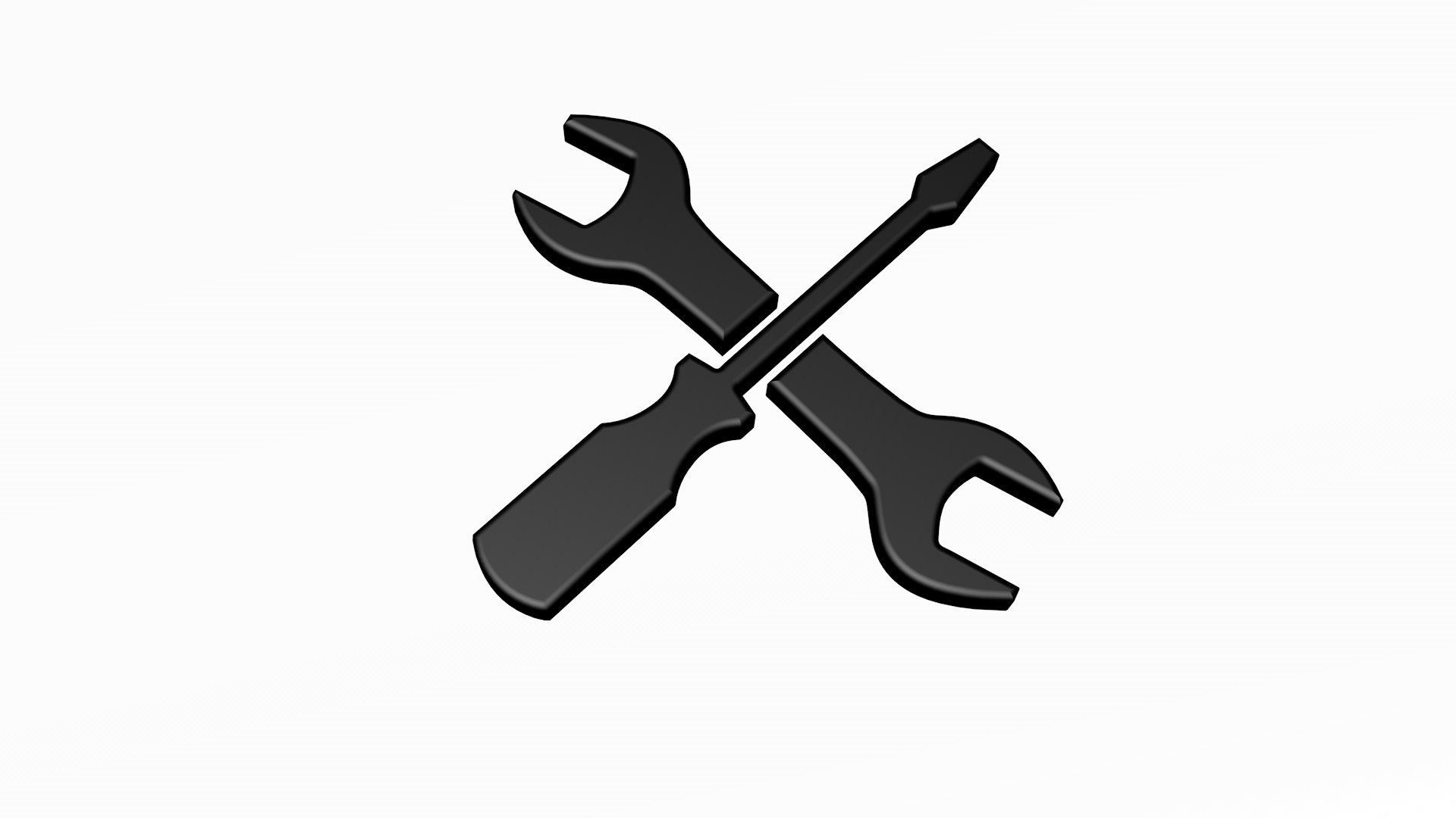 Hand Tools Symbol Icon 3D - TurboSquid 1783648