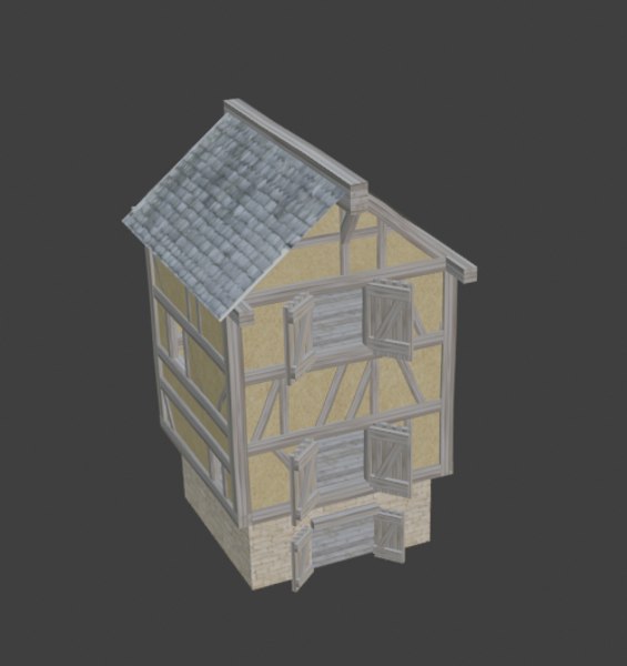 Medieval warehouse 3D - TurboSquid 1573201