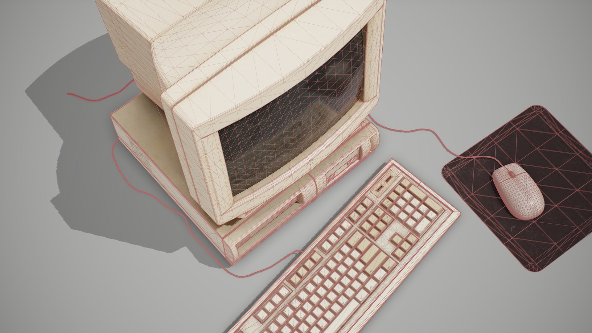 3D 90s Pc Desktop Style Model - TurboSquid 1572180