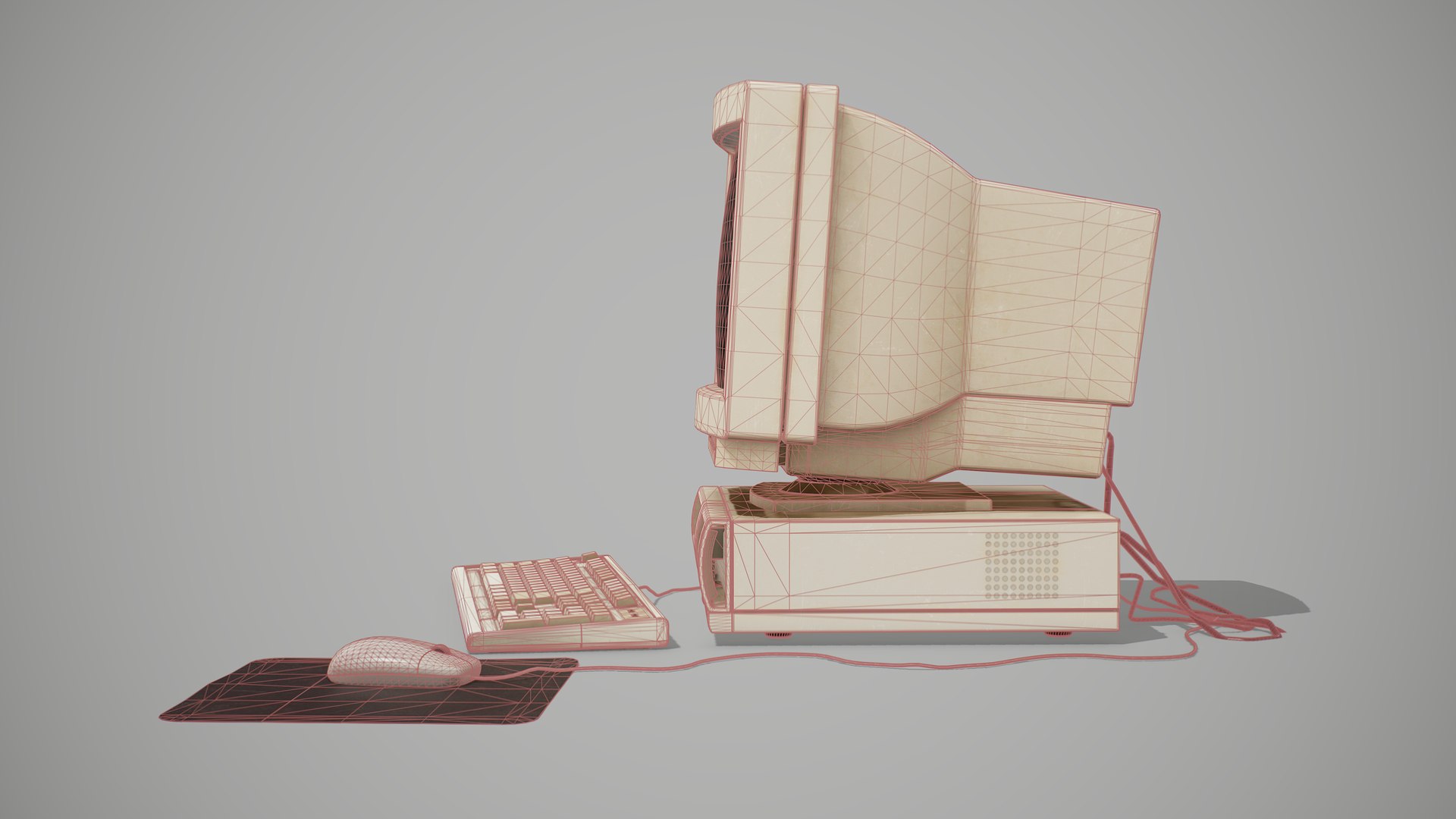 3D 90s Pc Desktop Style Model - TurboSquid 1572180