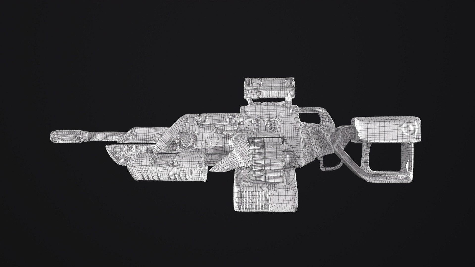 Sci-Fi Light Machine Gun 3D - TurboSquid 1887593