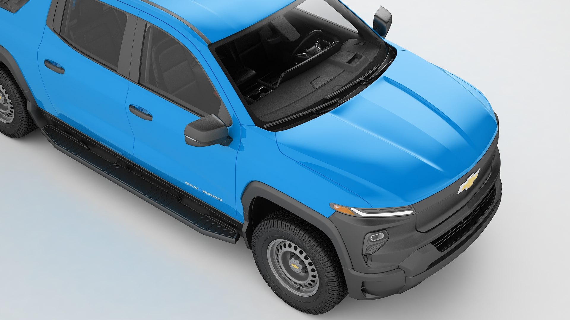 Chevrolet Silverado EV Work Truck 2024 with Landscape Pro Trailer 02 3D ...