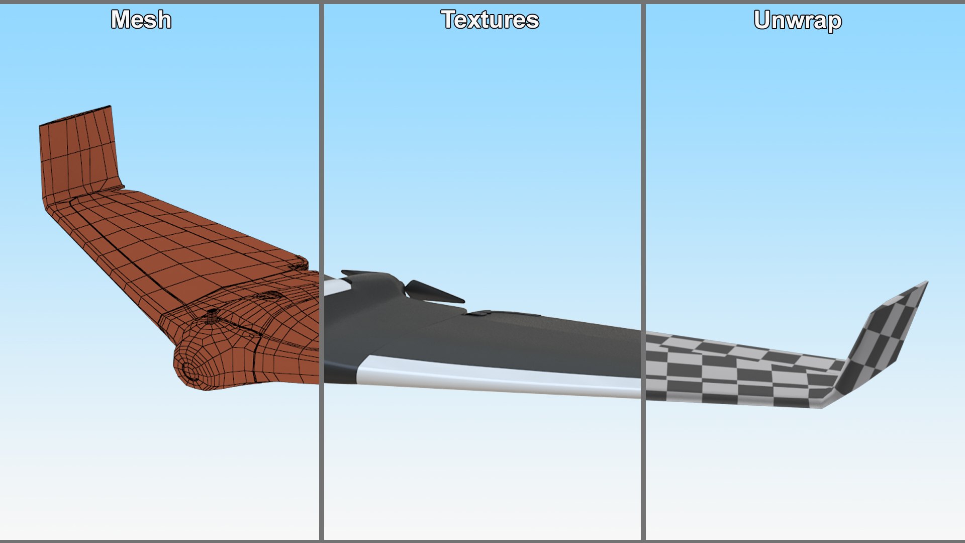 Drone Parrot Disco FPV 3D Model - TurboSquid 2341188