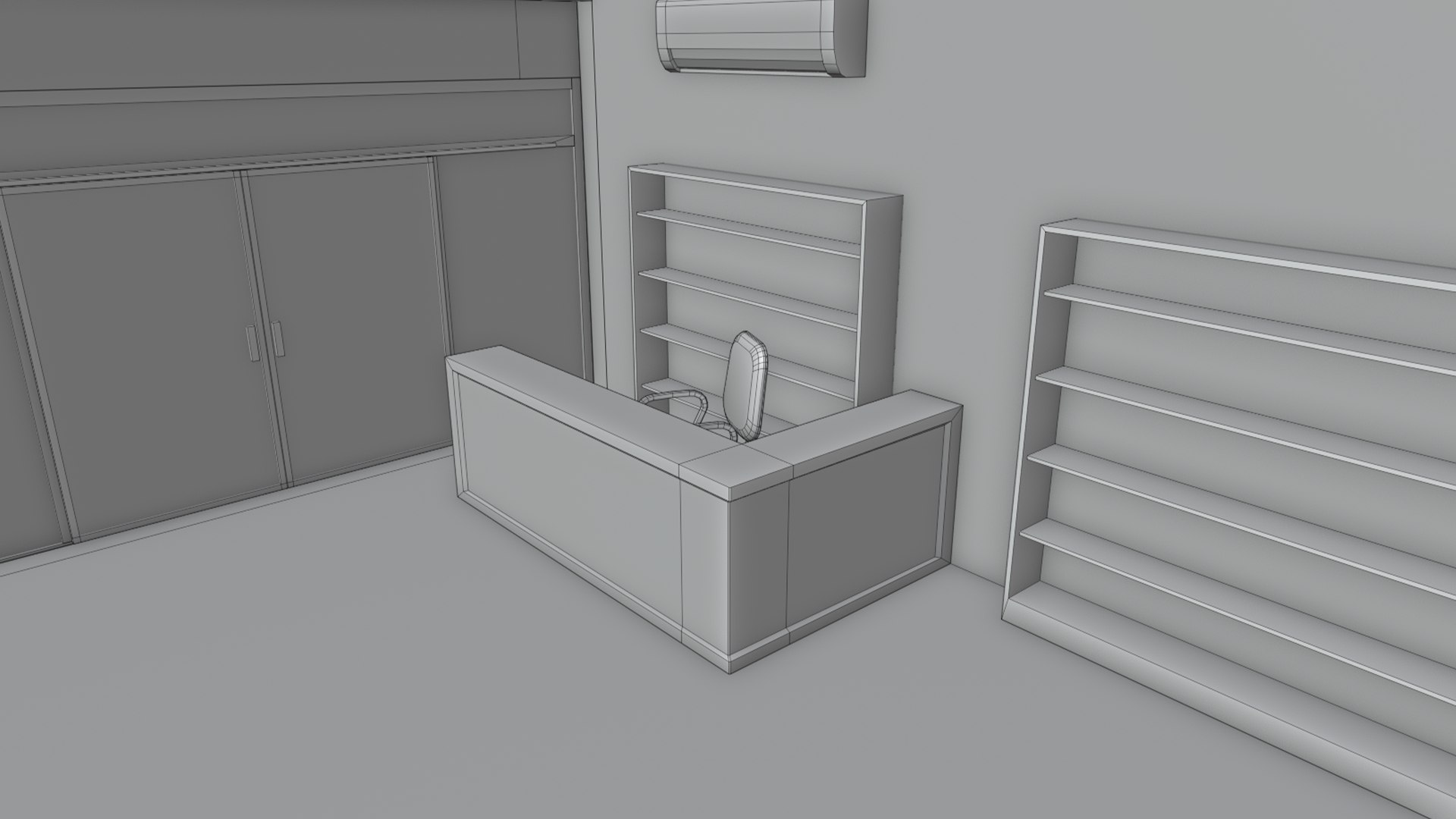 House Store Space 3D Model - TurboSquid 1660028