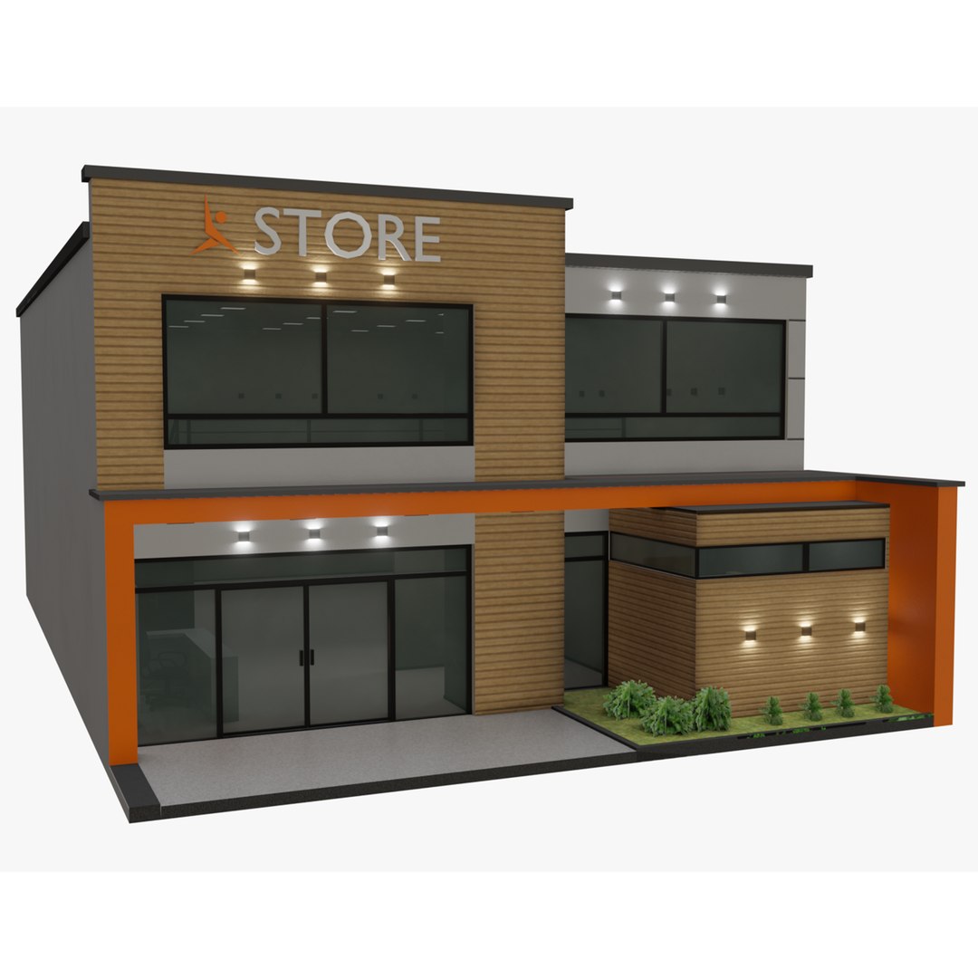 House Store Space 3D Model - TurboSquid 1660028