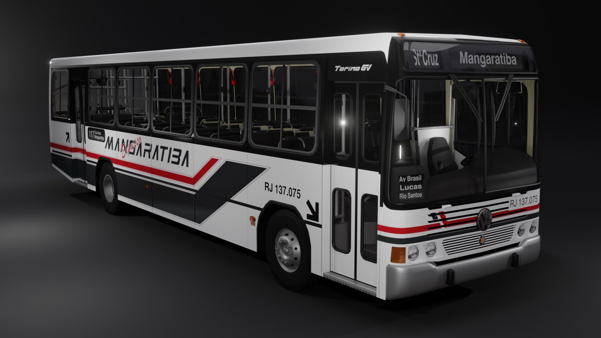 3D Model Marcopolo Torino GV VW 16180 CO Mangaratiba - TurboSquid 2021349