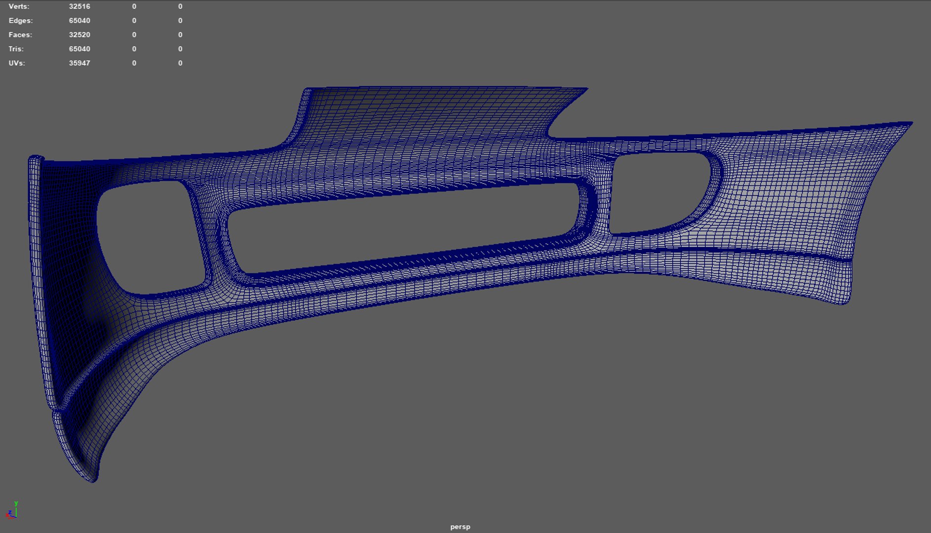 Front Bumper Toyota Supra 3D model - TurboSquid 2000979