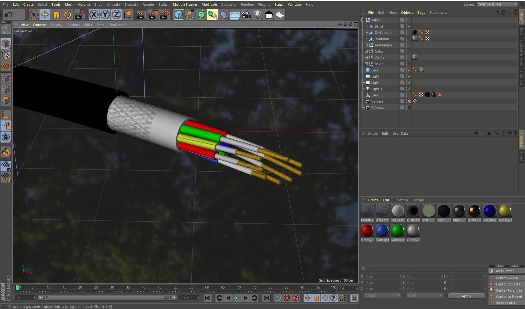 Electric Cable Cross Section 3D Model - TurboSquid 1523554
