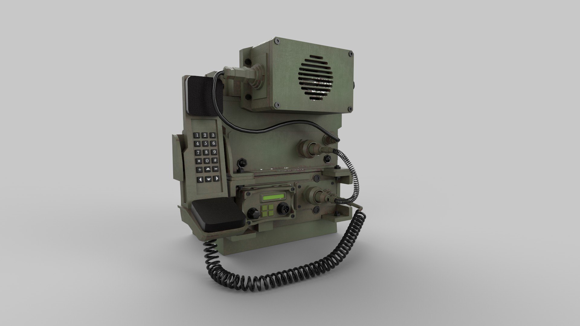 Military Radio 3D Model - TurboSquid 2091523