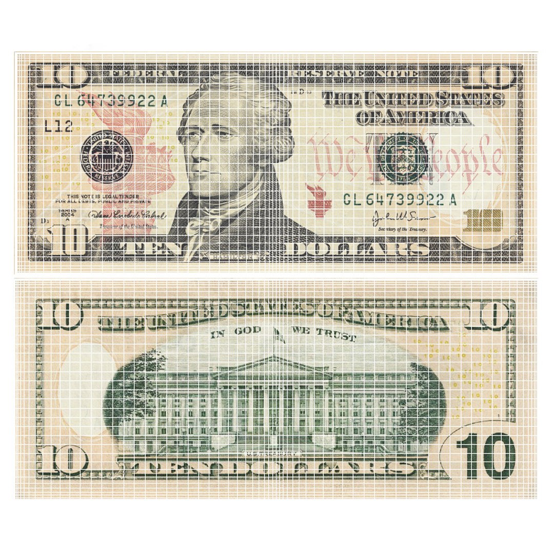 Max 10 Dollar Bill Stack