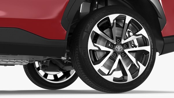 Toyota Corolla Cross 2023 레드 컬러 리지드 3D 모델 - TurboSquid 2202760