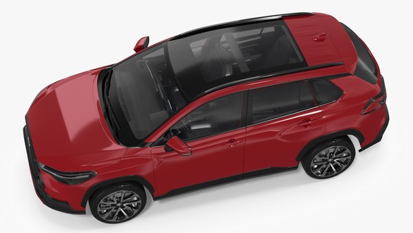 Toyota Corolla Cross 2023 레드 컬러 리지드 3D 모델 - TurboSquid 2202760