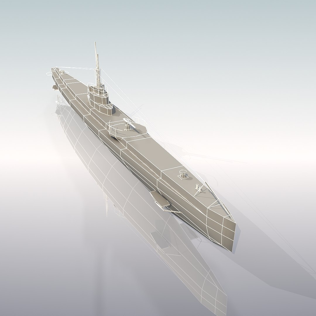 3d U 19 Submarine U-19 Model