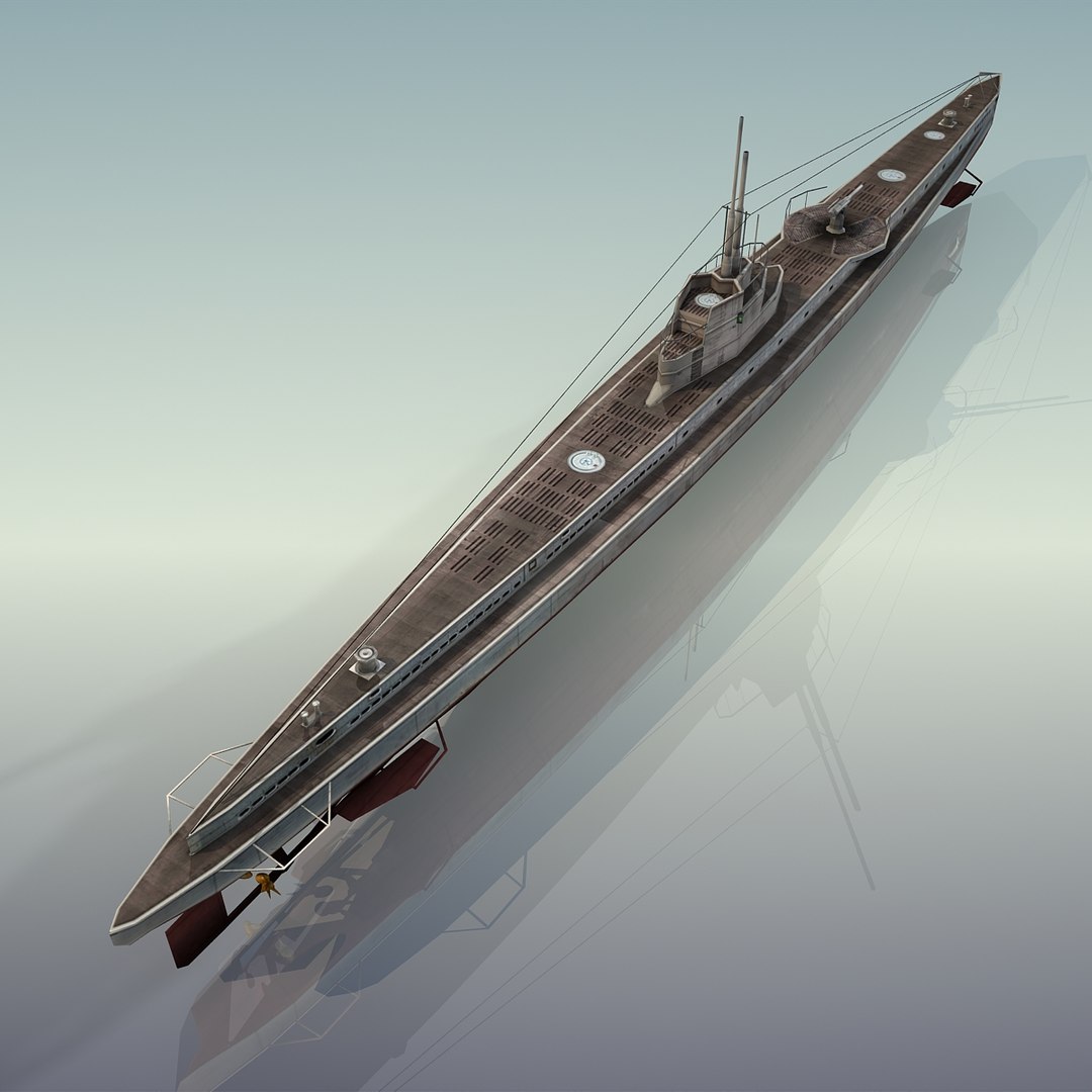 3d U 19 Submarine U-19 Model