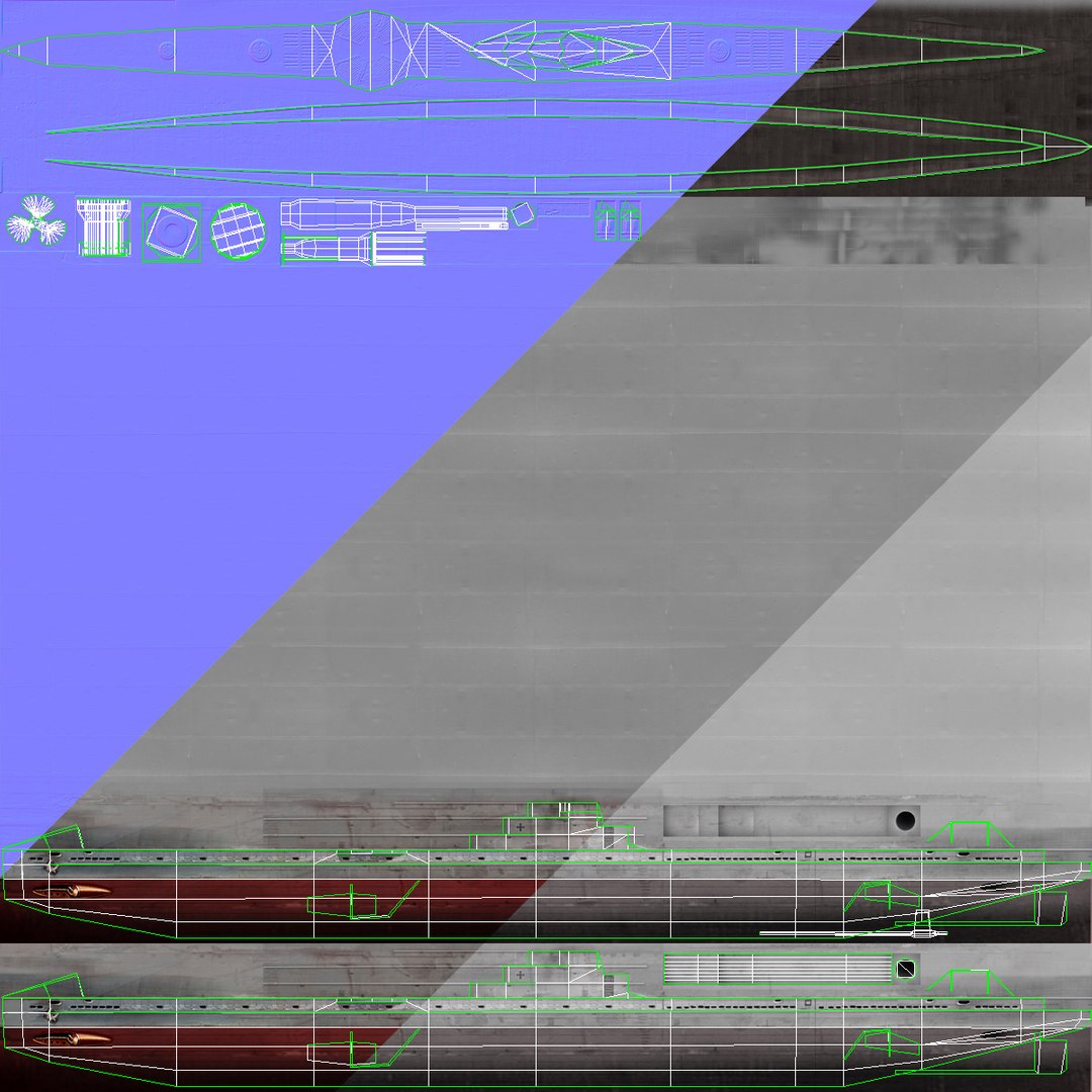 3d U 19 Submarine U-19 Model